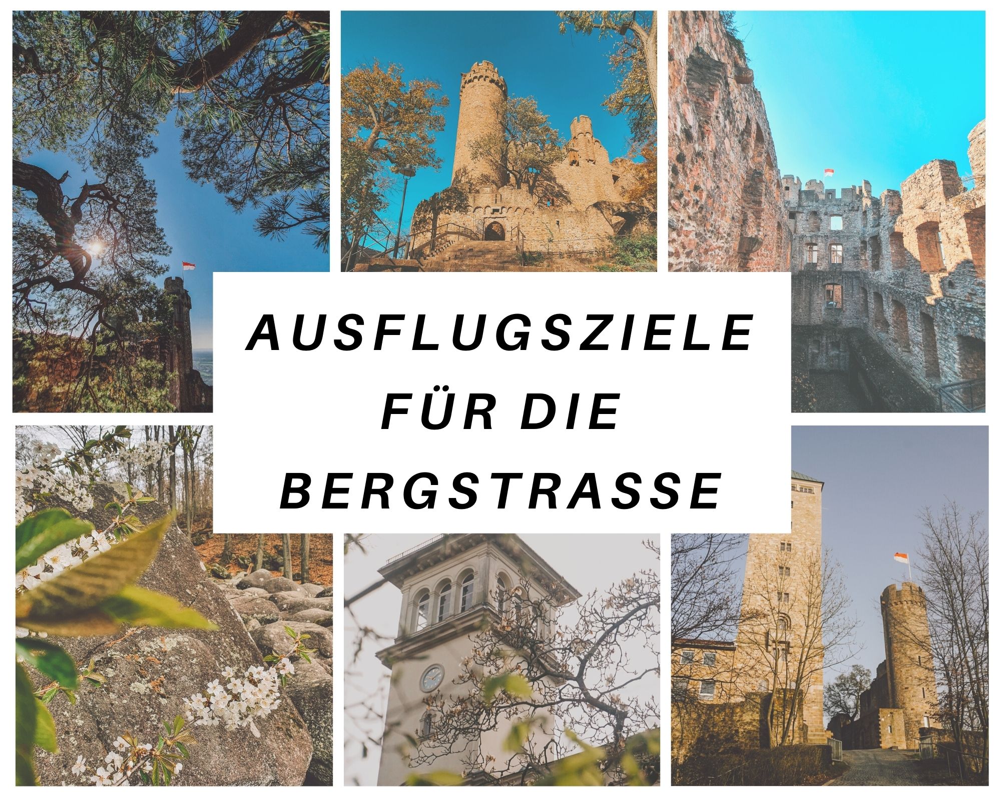 Ausflugsziele in der Bergstraße in Hessen - ferienfrei